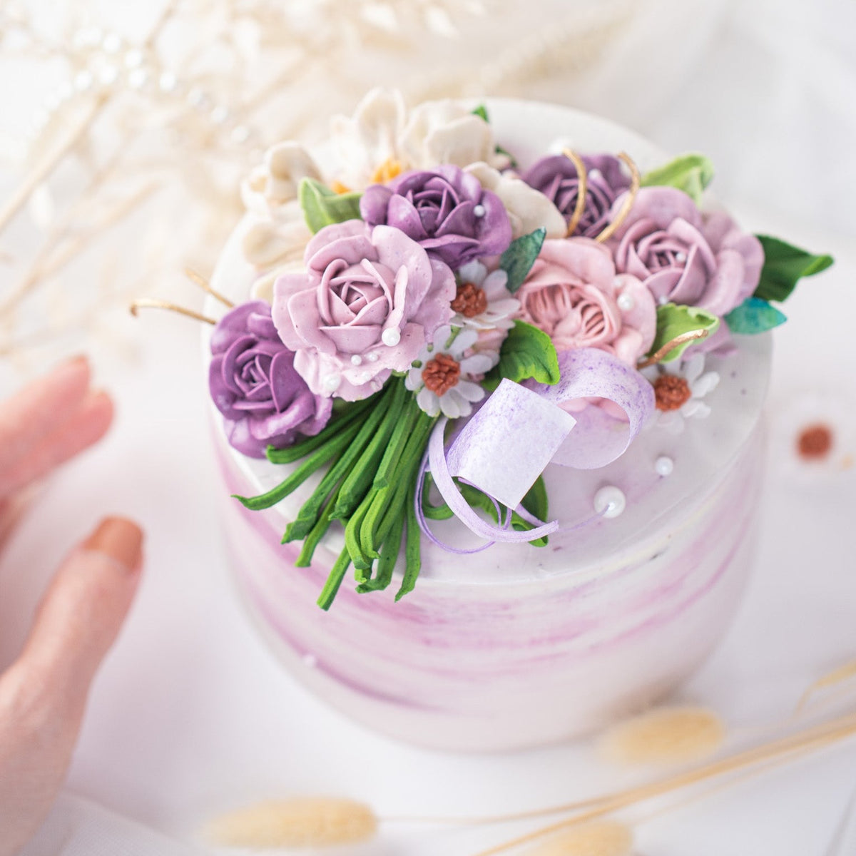 "Florence" Bouquet Buttercream Cake – Yume Patisserie