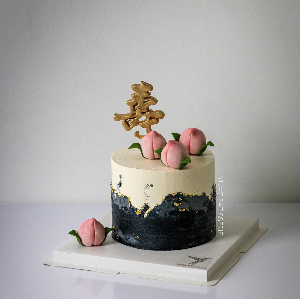 Modern Longevity Cake (Blue) – Yume Patisserie